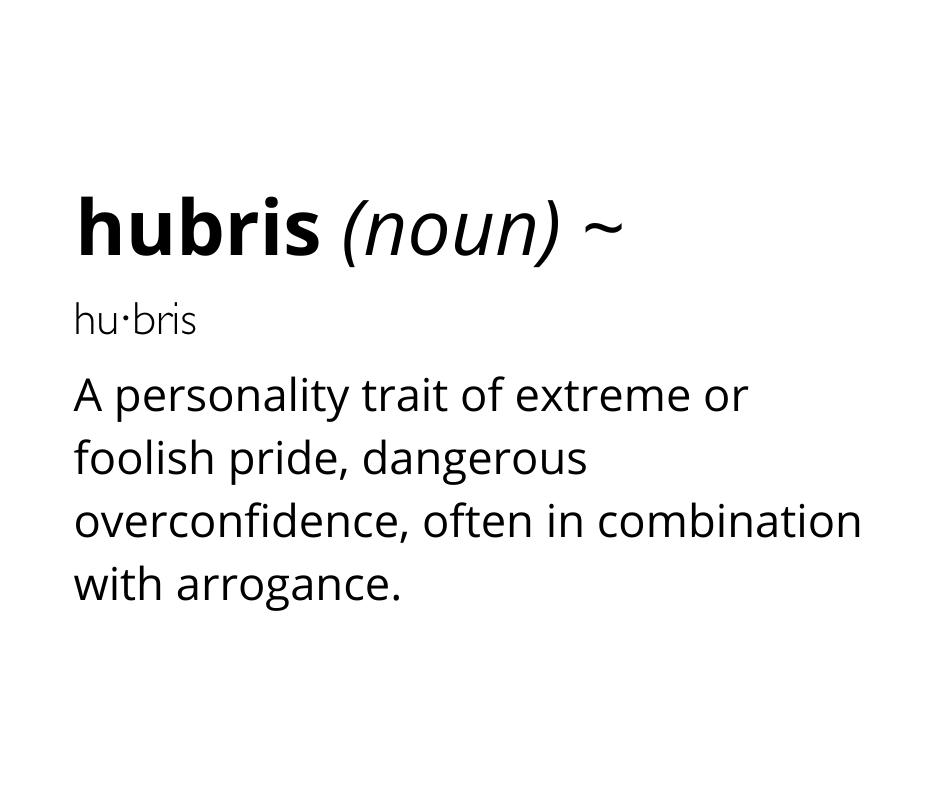 Politics and Hubris – Pat Guy Education Specialist & Author